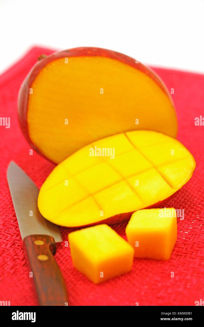 Piece of mango hi-res stock photography and images - Alamy