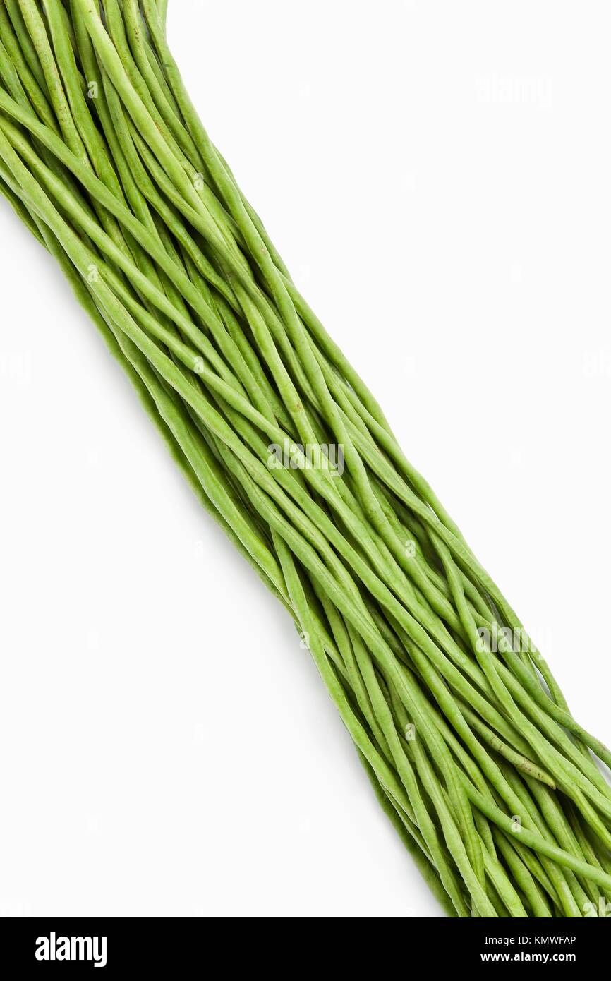 Chinese long beans on white hi-res stock photography and images - Alamy