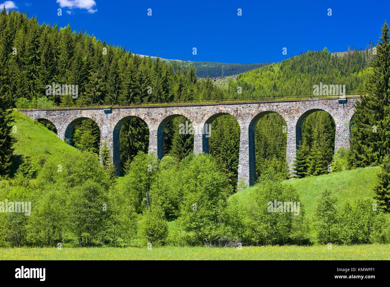 Railway viaduct near telgart hi-res stock photography and images - Alamy