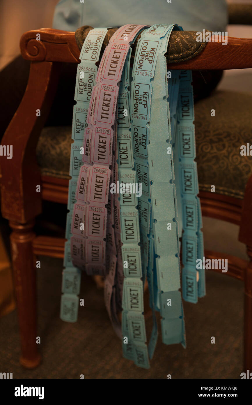 Raffle ticket numbers hi-res stock photography and images - Alamy