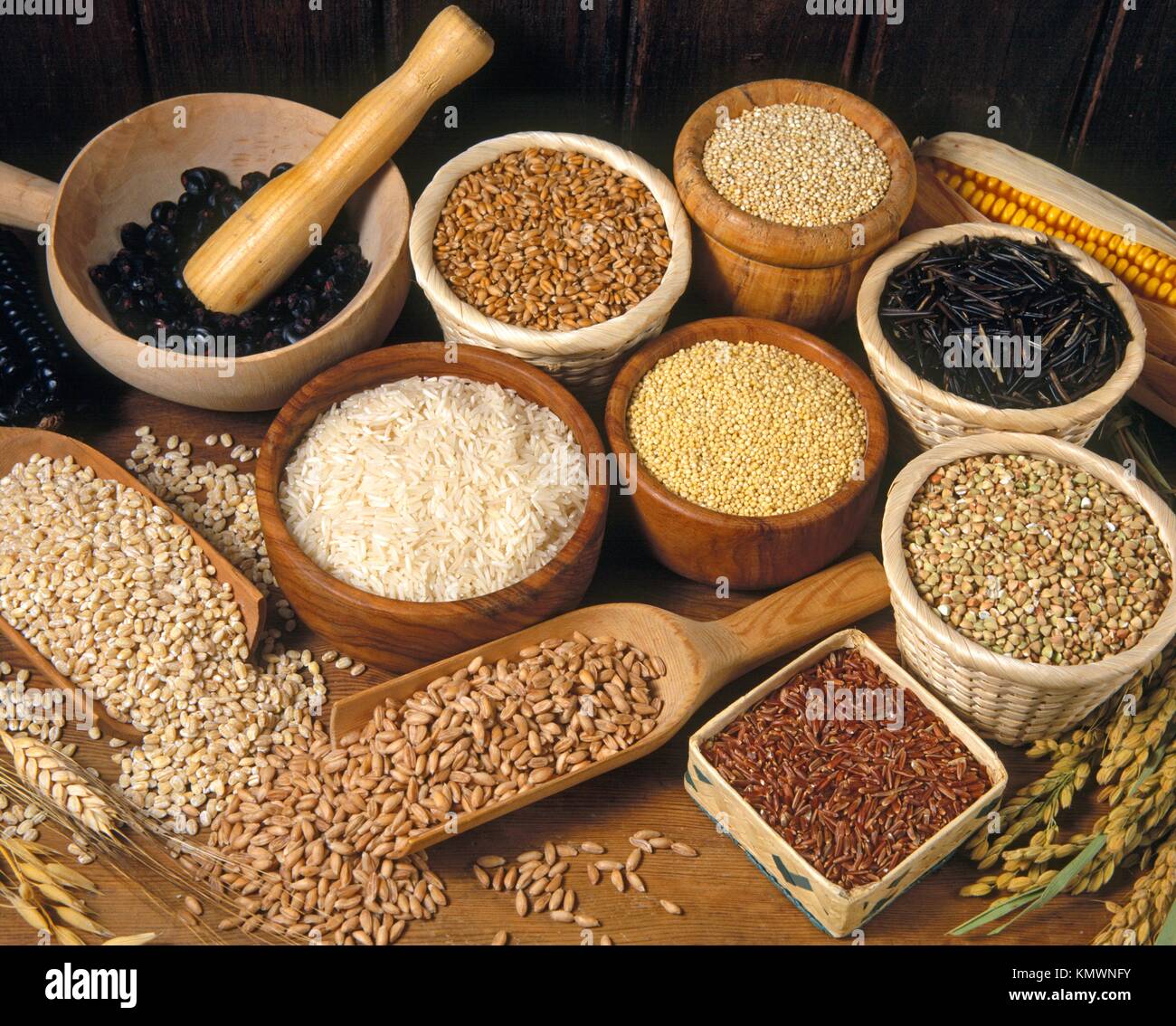 Assorted cereals hi-res stock photography and images - Alamy