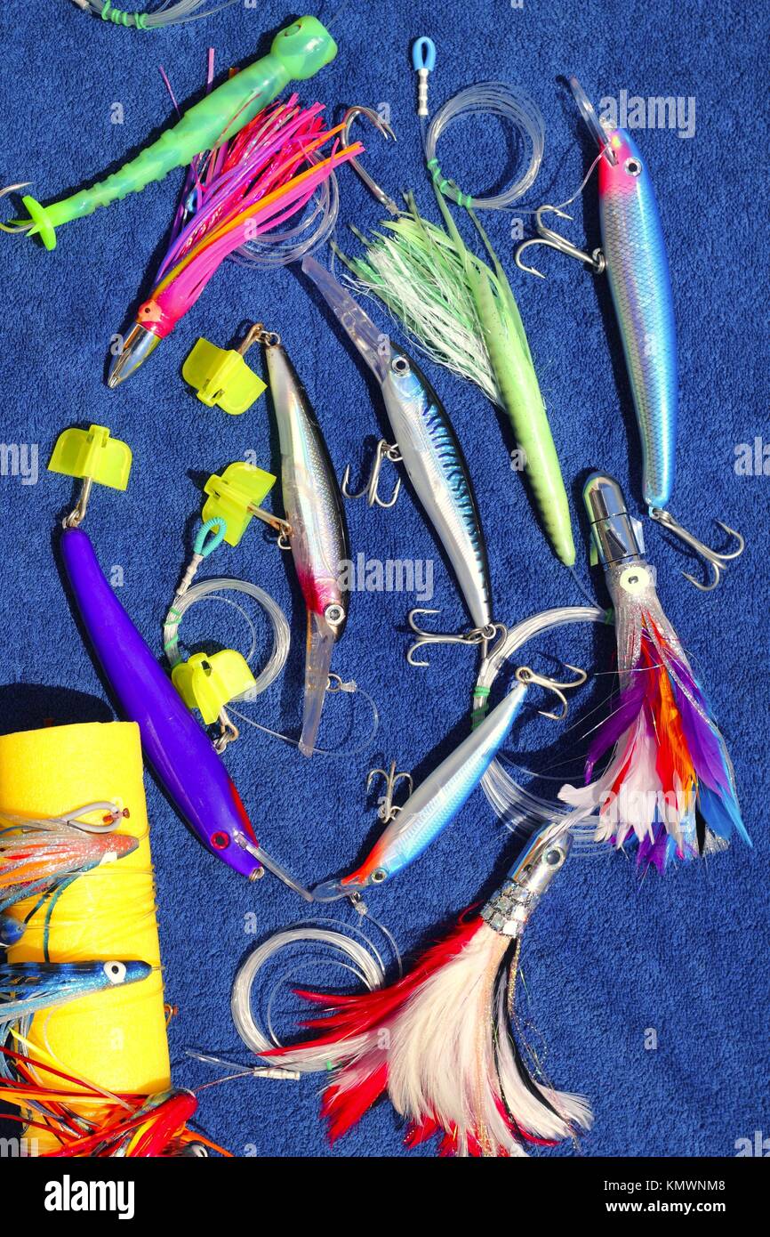 big game fishing hook lures for tuna marlin wahoo saltwater ocean fish ...