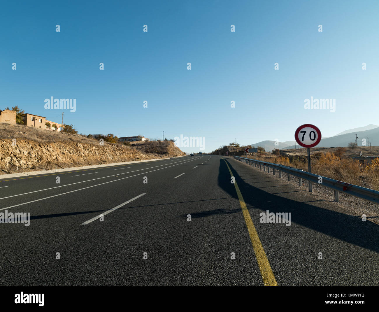 winter road - Turkey Stock Photo - Alamy