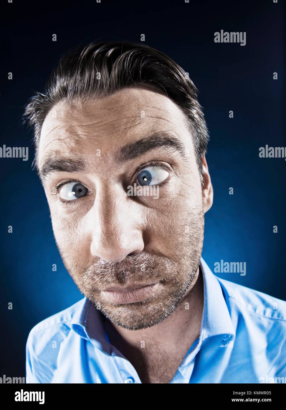 Vision problem squinting hi-res stock photography and images - Alamy