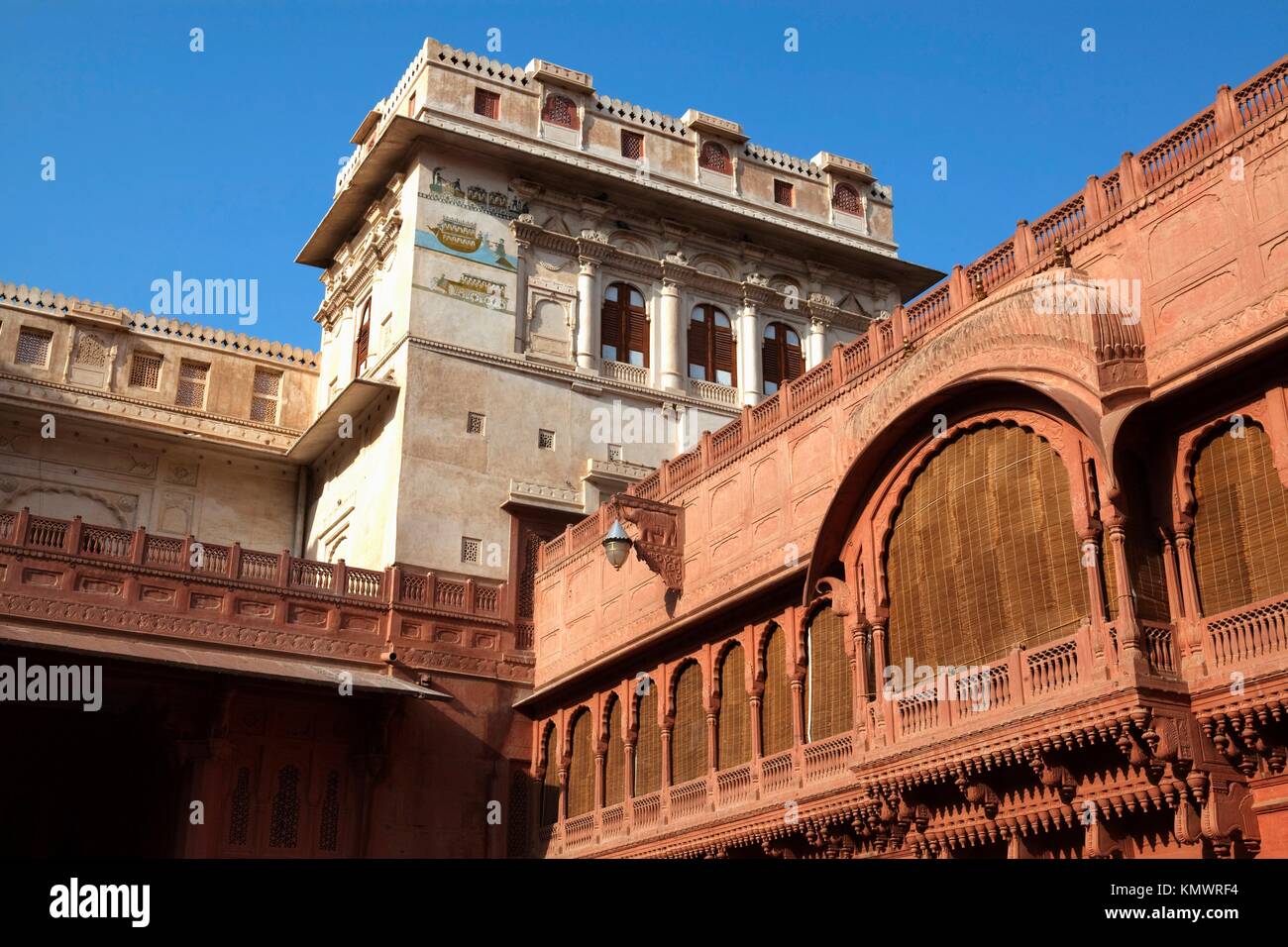 Junagarh Fort in city of Bikaner rajasthan state in india Stock Photo ...