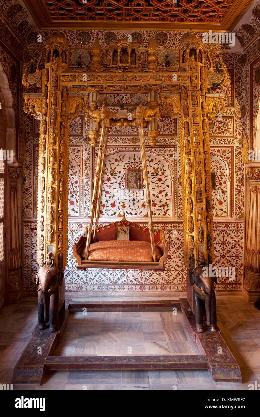 Interior junagarh fort bikaner rajasthan hi-res stock photography and ...