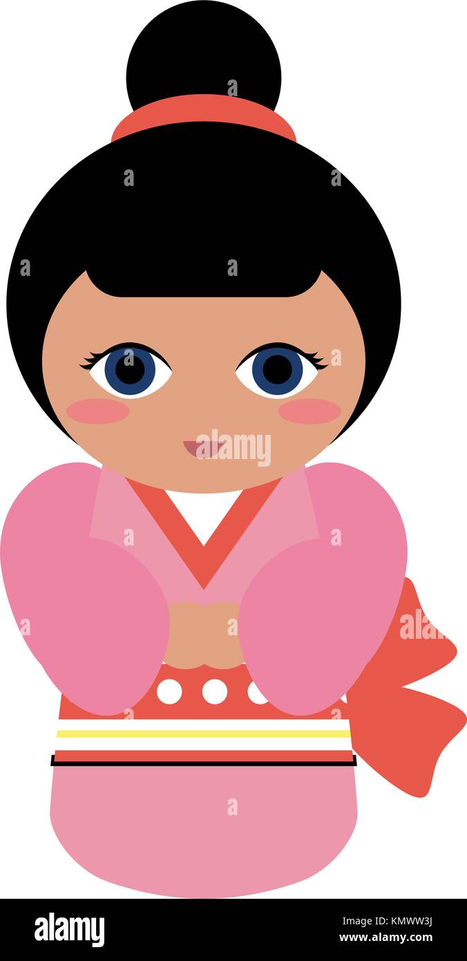 Geisha profile Stock Vector Images - Alamy
