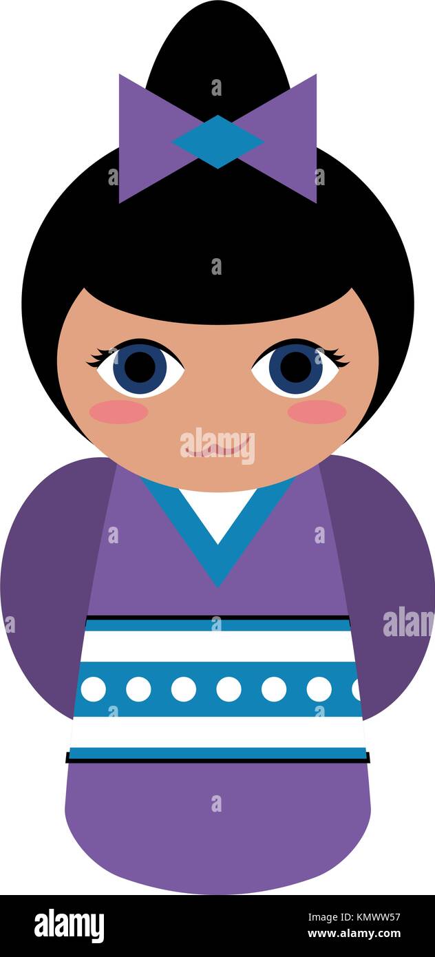 Geisha cartoon avatar Stock Vector Image & Art - Alamy