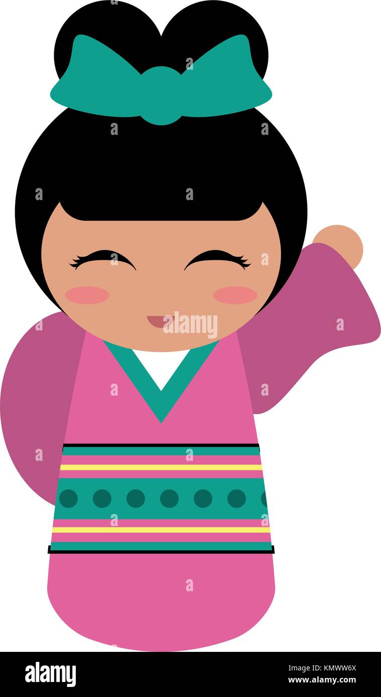 Geisha cartoon avatar Stock Vector Image & Art - Alamy