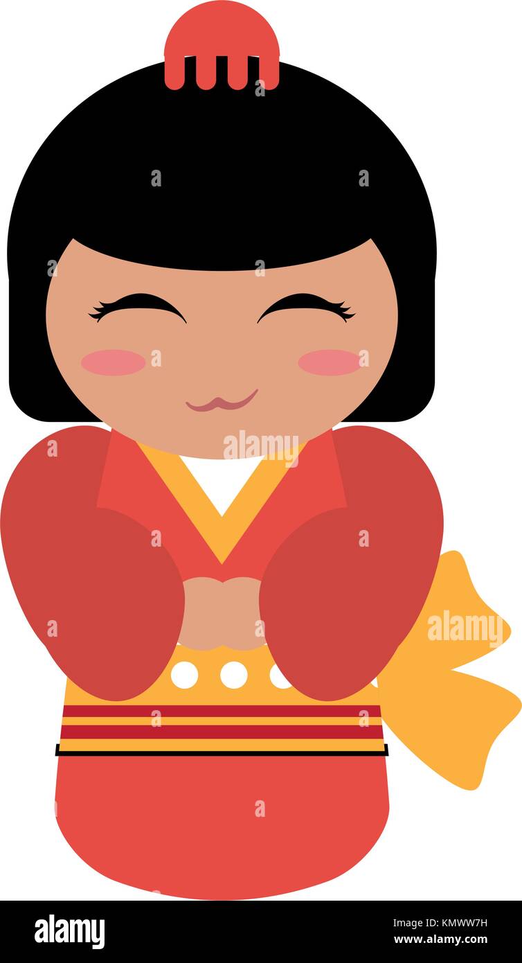 Geisha cartoon avatar Stock Vector Image & Art - Alamy