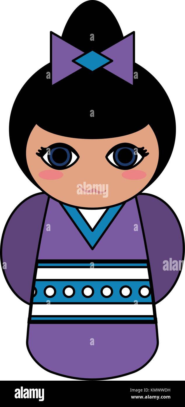 Geisha cartoon avatar Stock Vector Image & Art - Alamy