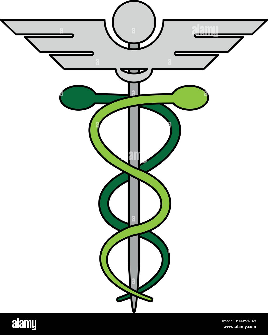Caduceus medical symbol hi-res stock photography and images - Alamy