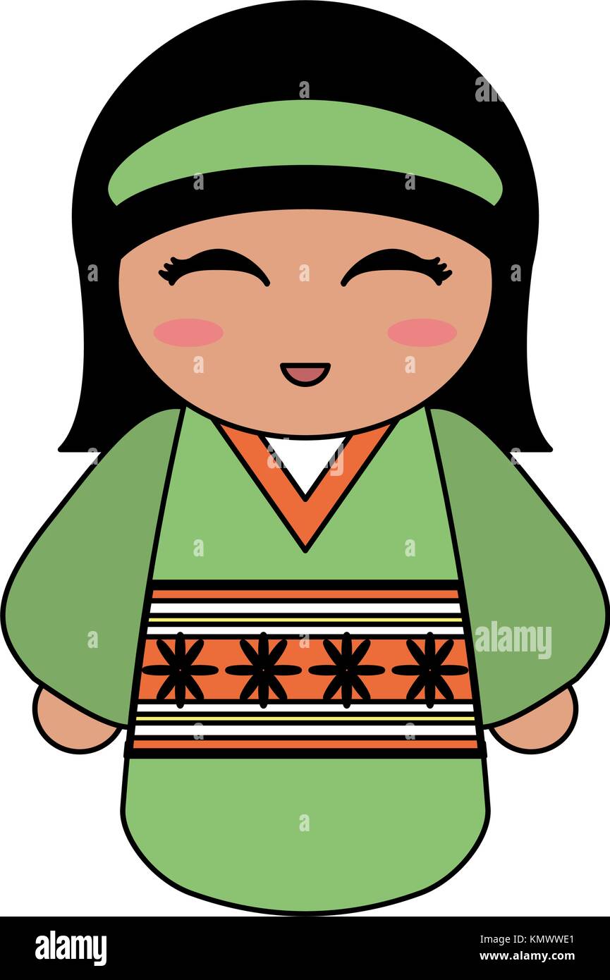 Geisha cartoon avatar Stock Vector Image & Art - Alamy