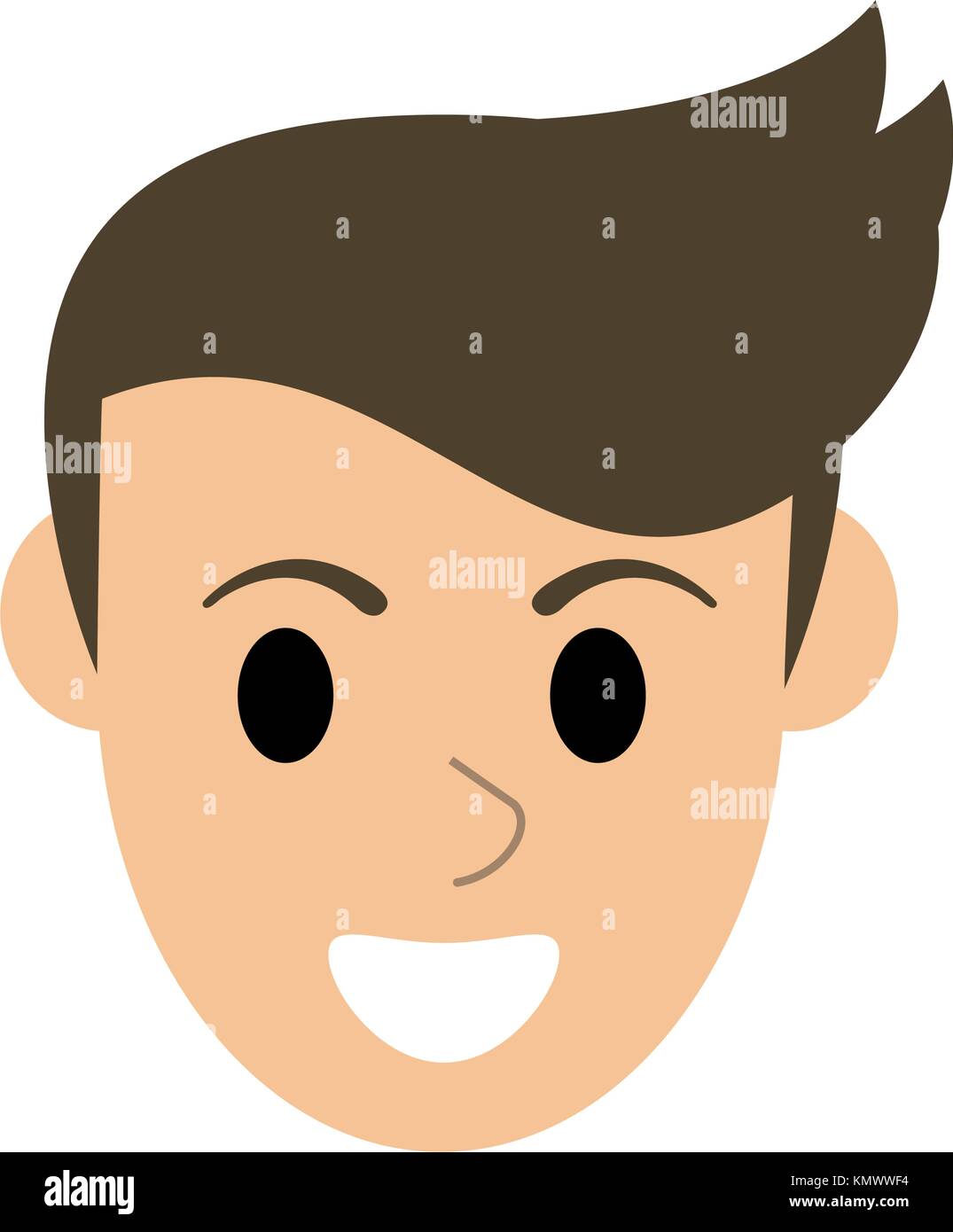 Young man face Stock Vector Image & Art - Alamy