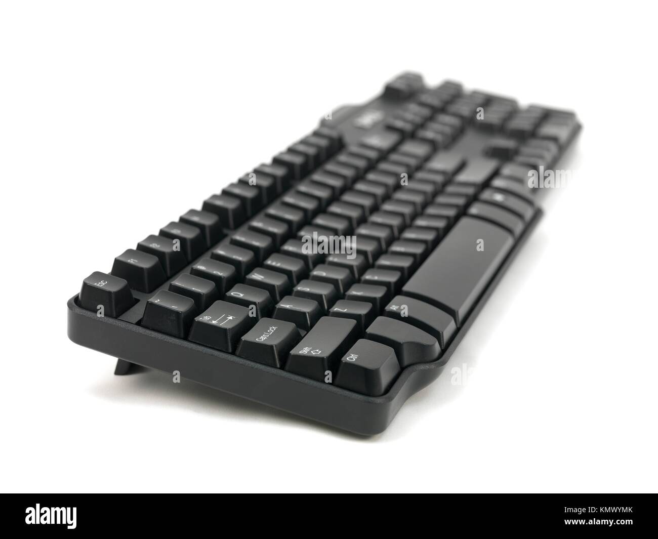A computer keyboard isolated against a white background Stock Photo - Alamy