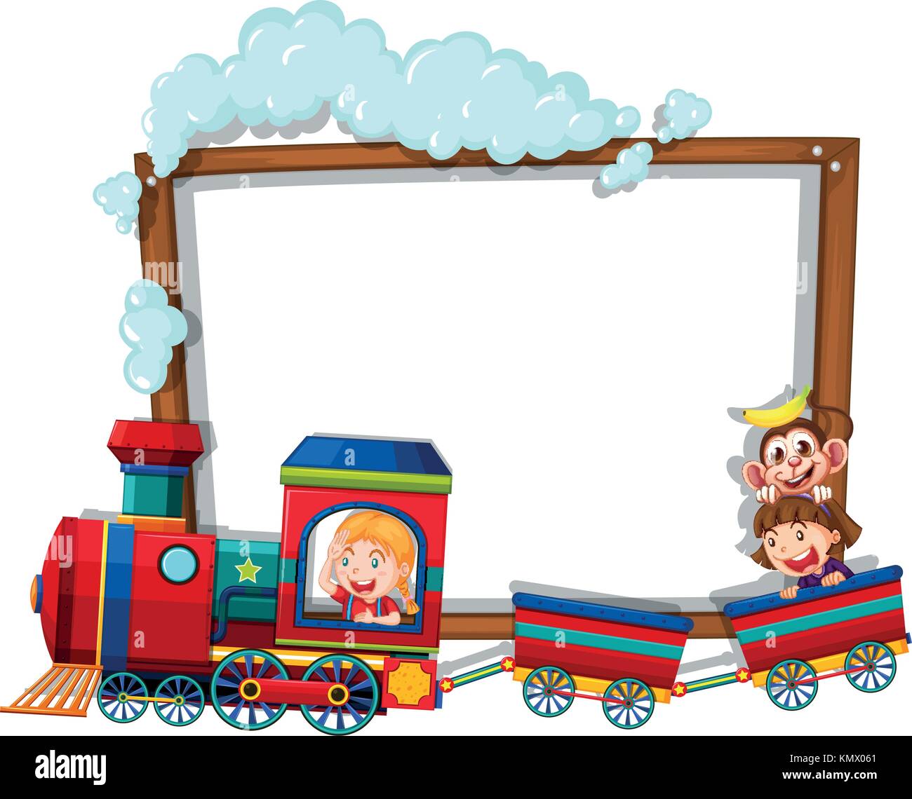 Train Border Clip Art