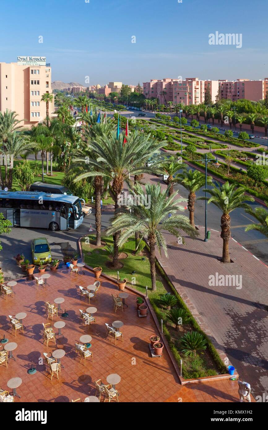 Marrakesh city view hi-res stock photography and images - Alamy