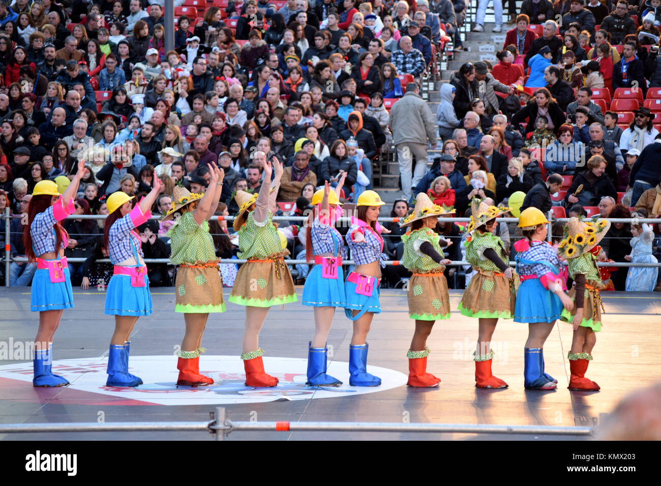 Dancers at the carnival Stock Photo - Alamy