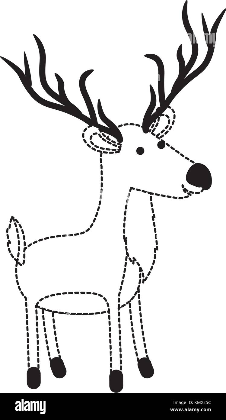 Dotted contour Stock Vector Images - Alamy