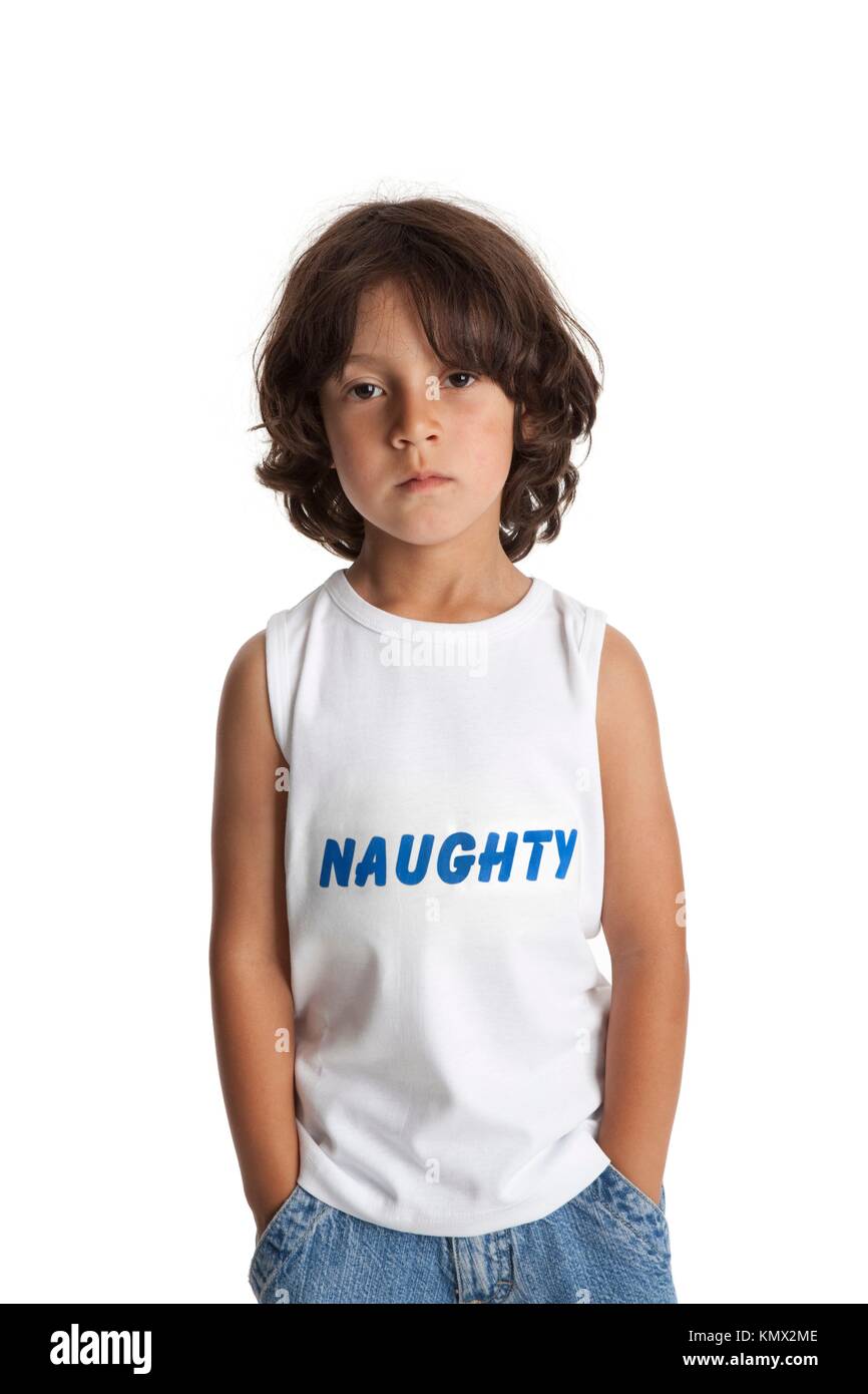 Naughty child studio shot hi-res stock photography and images - Alamy