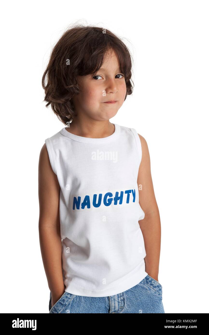 Naughty child studio shot hi-res stock photography and images - Alamy