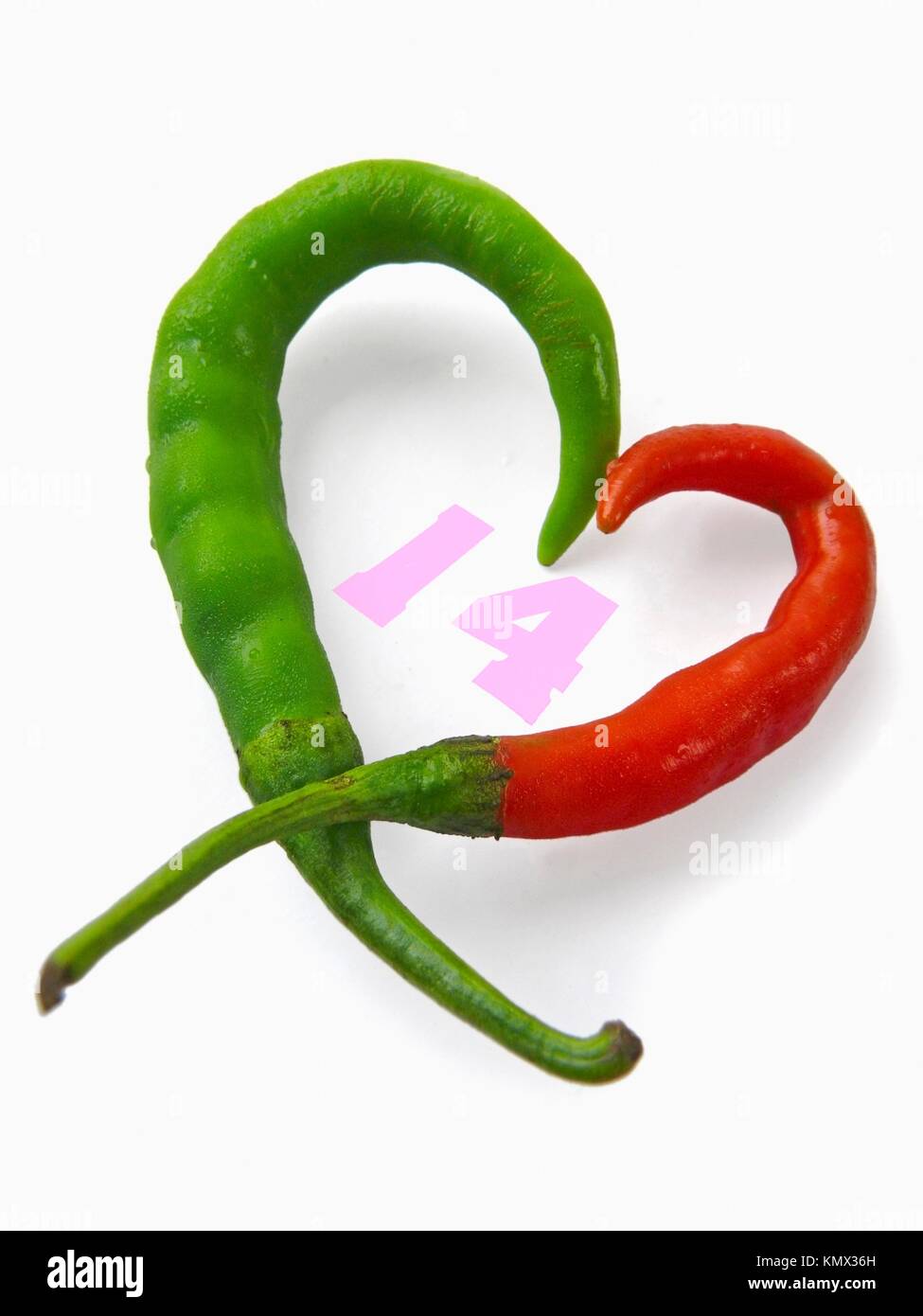 Red and green common chili hi-res stock photography and images - Alamy