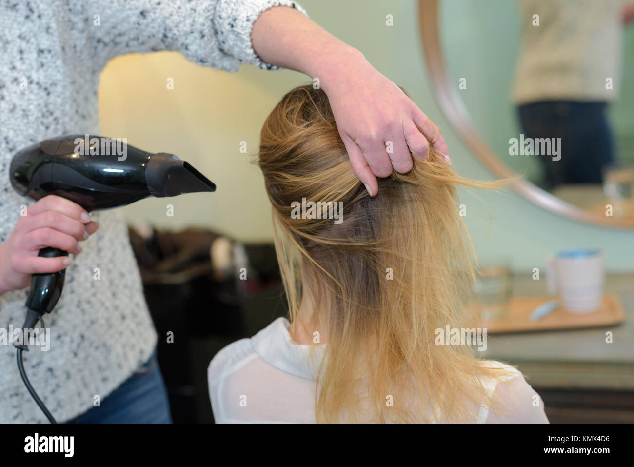 blow drying the air Stock Photo - Alamy