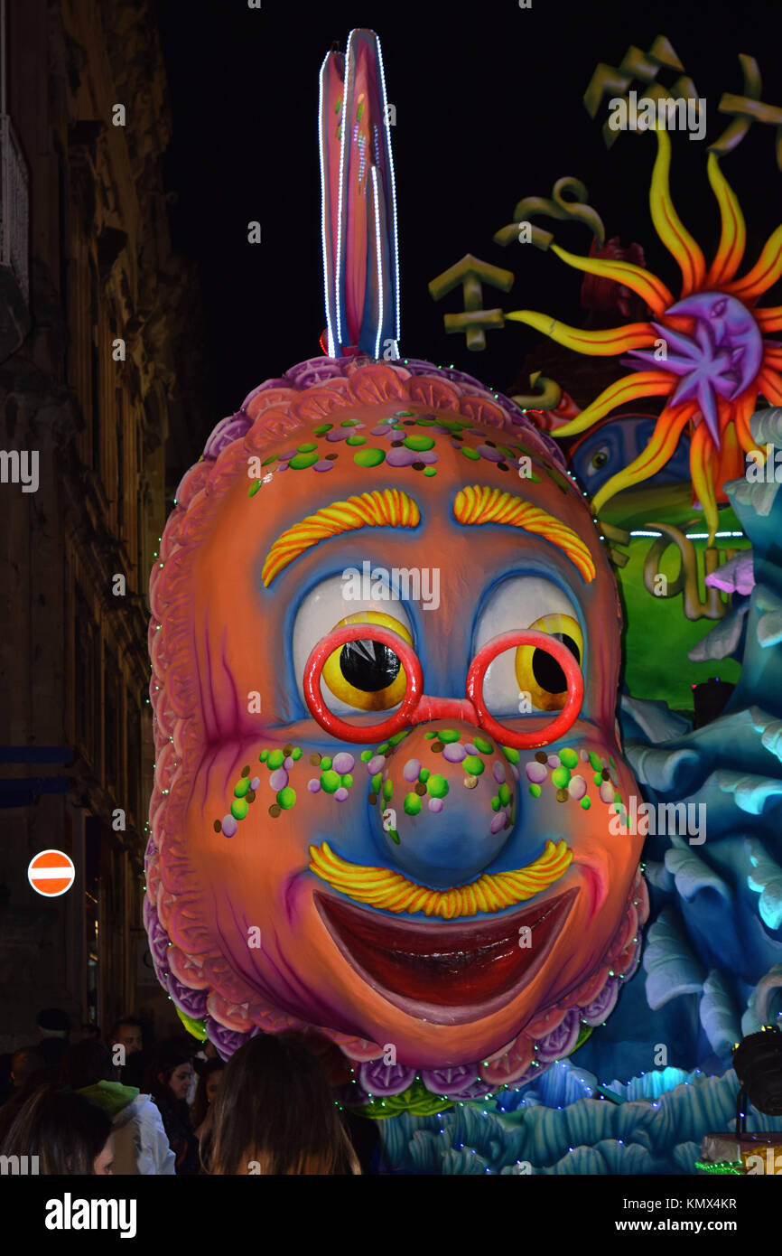 Fish illumiated at night Stock Photo - Alamy