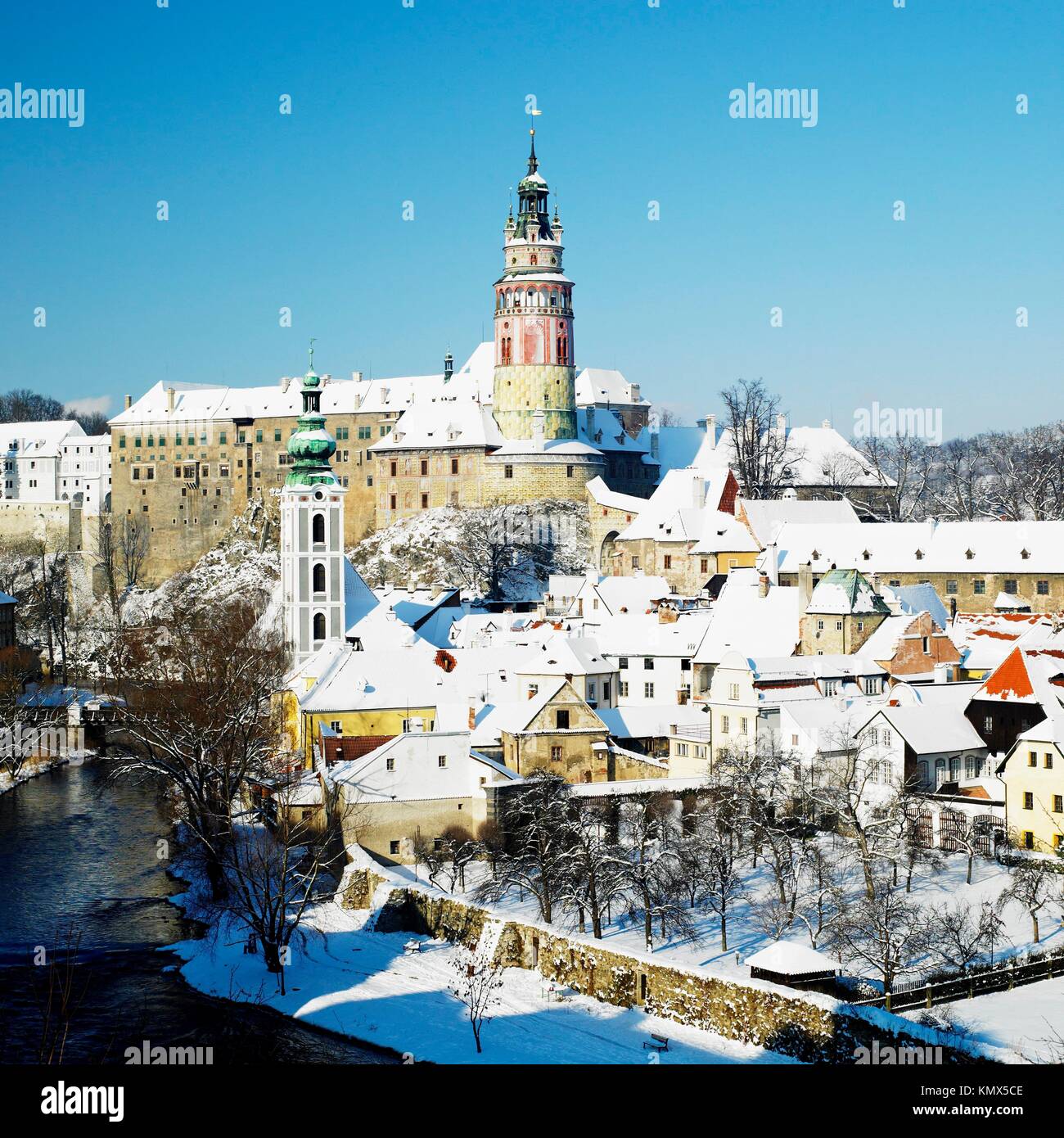 Cesky krumlov snow hi-res stock photography and images - Alamy