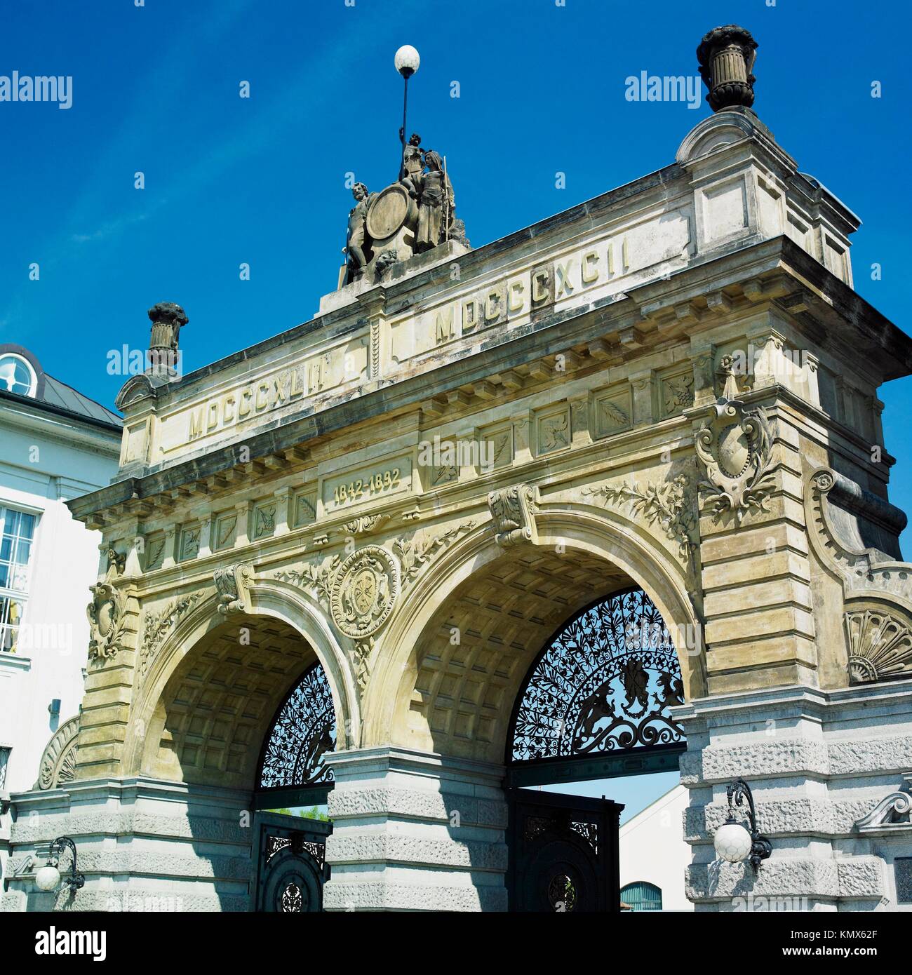 Pilsen brewery gate hi-res stock photography and images - Alamy