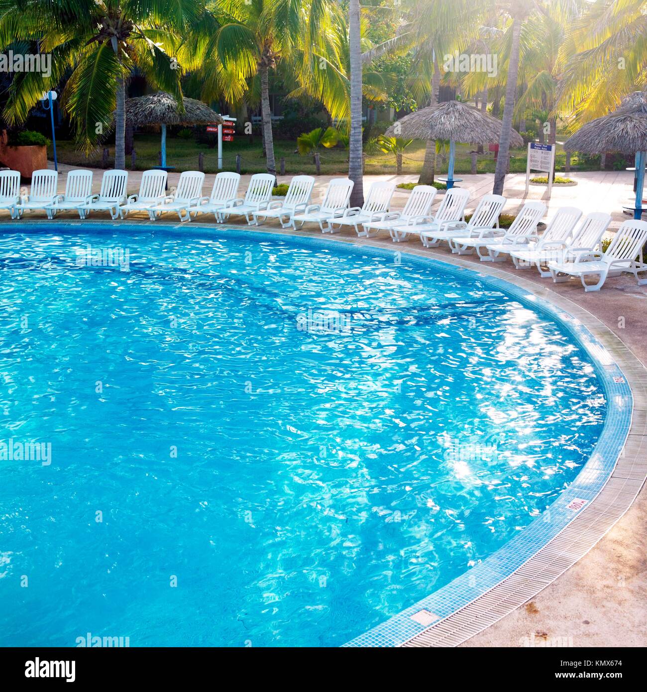 hotel´´s swimming pool, Cayo Coco, Cuba Stock Photo - Alamy
