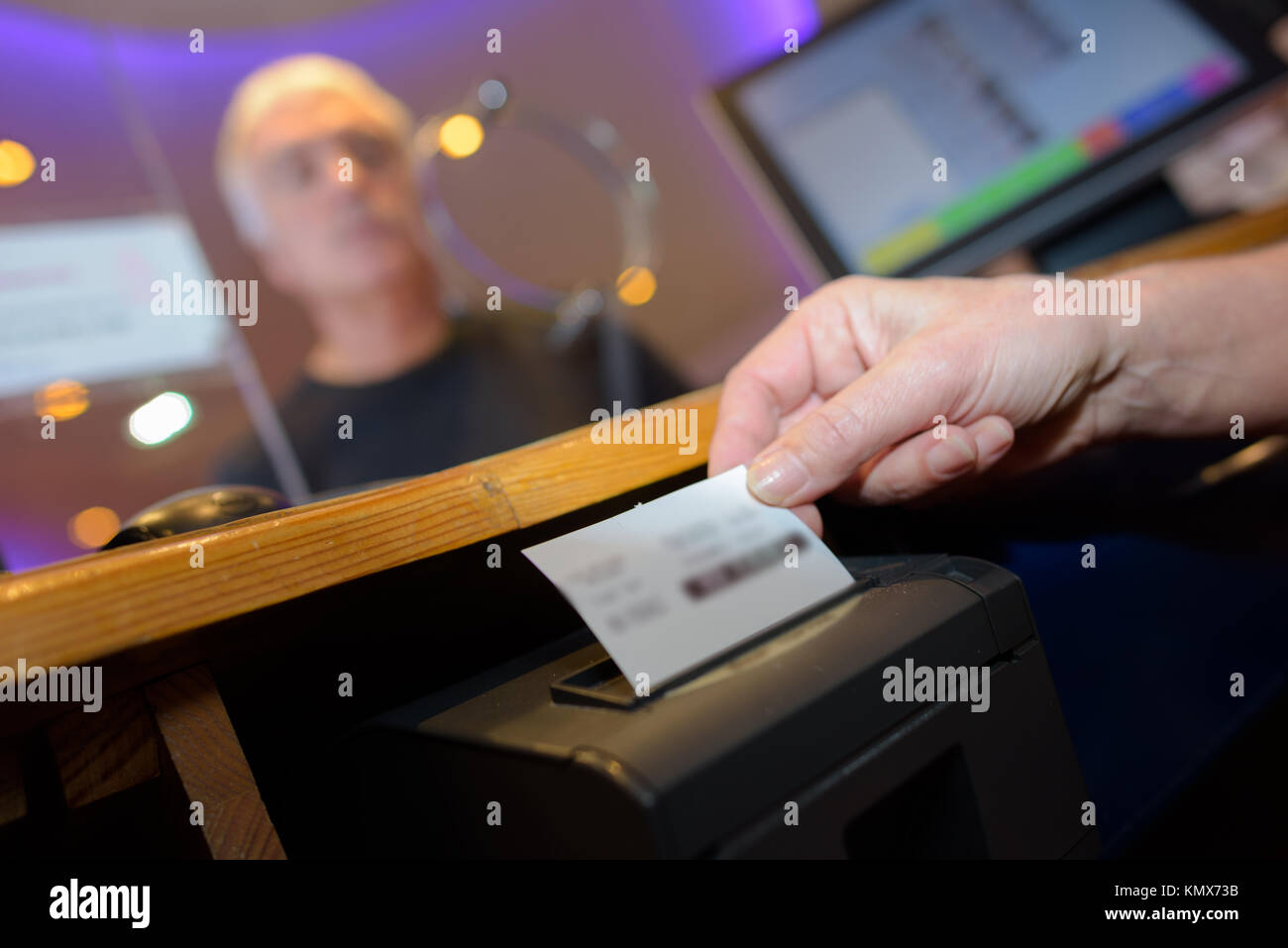 printing of the receipt Stock Photo - Alamy