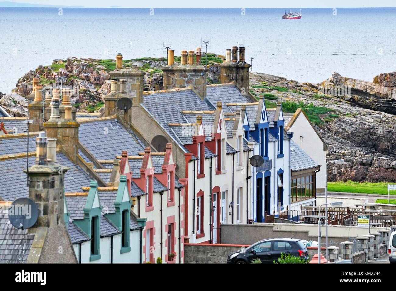 Findochty, Aberdeen region, Scotland, United Kingdom, Europe Stock ...