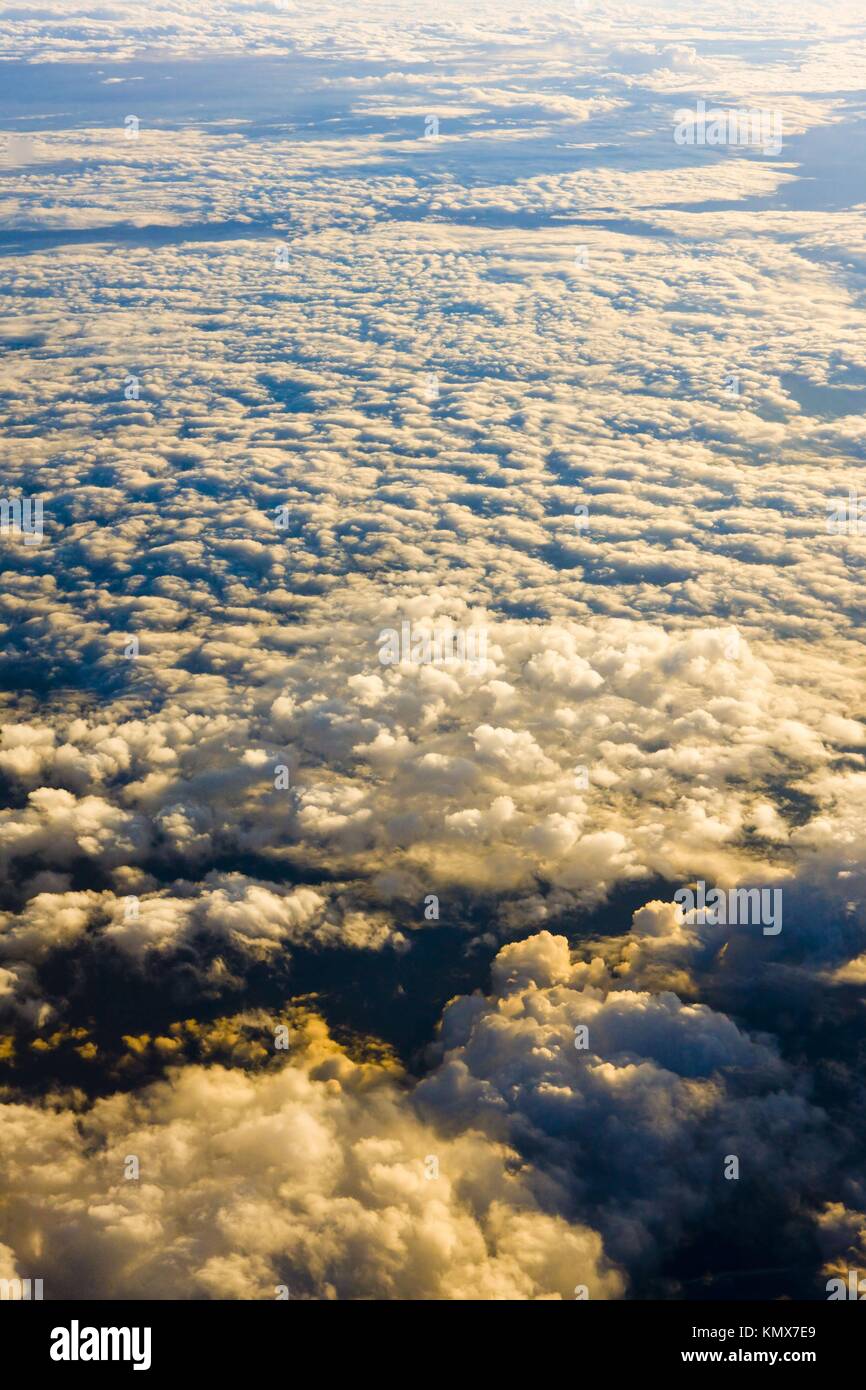 clouds - view from plane Stock Photo - Alamy
