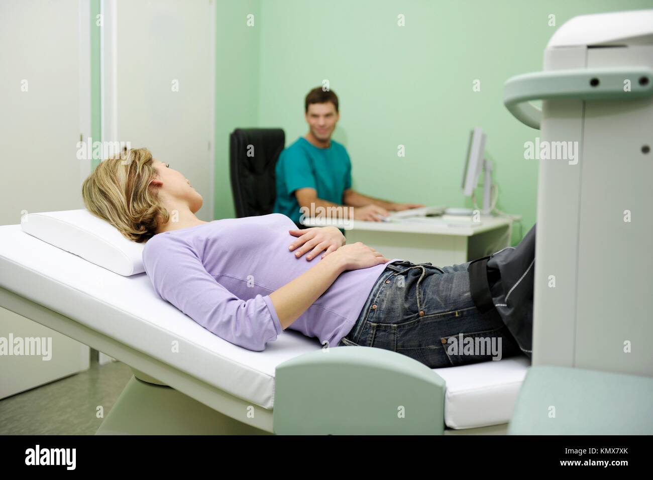 Doctor checking results hi-res stock photography and images - Alamy