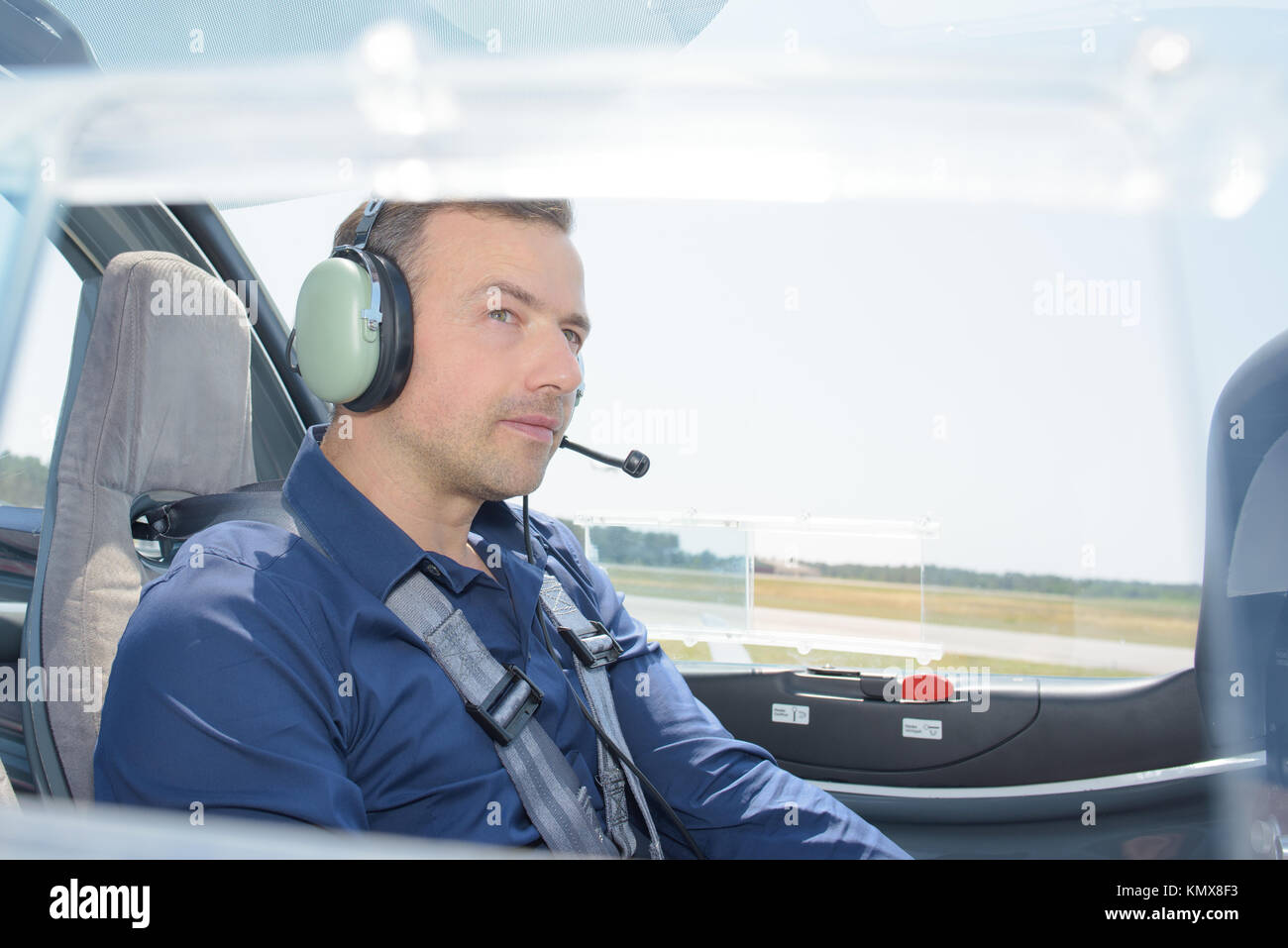 man on the plane Stock Photo - Alamy