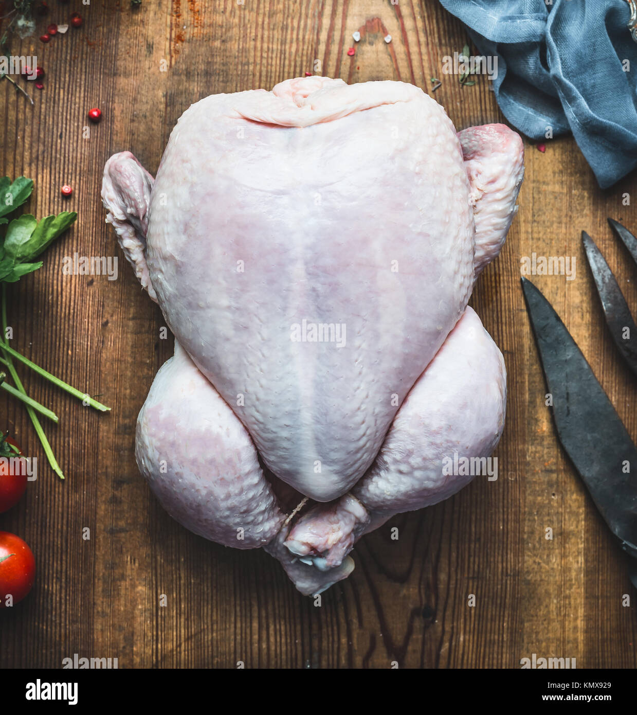 Raw Whole Turkey