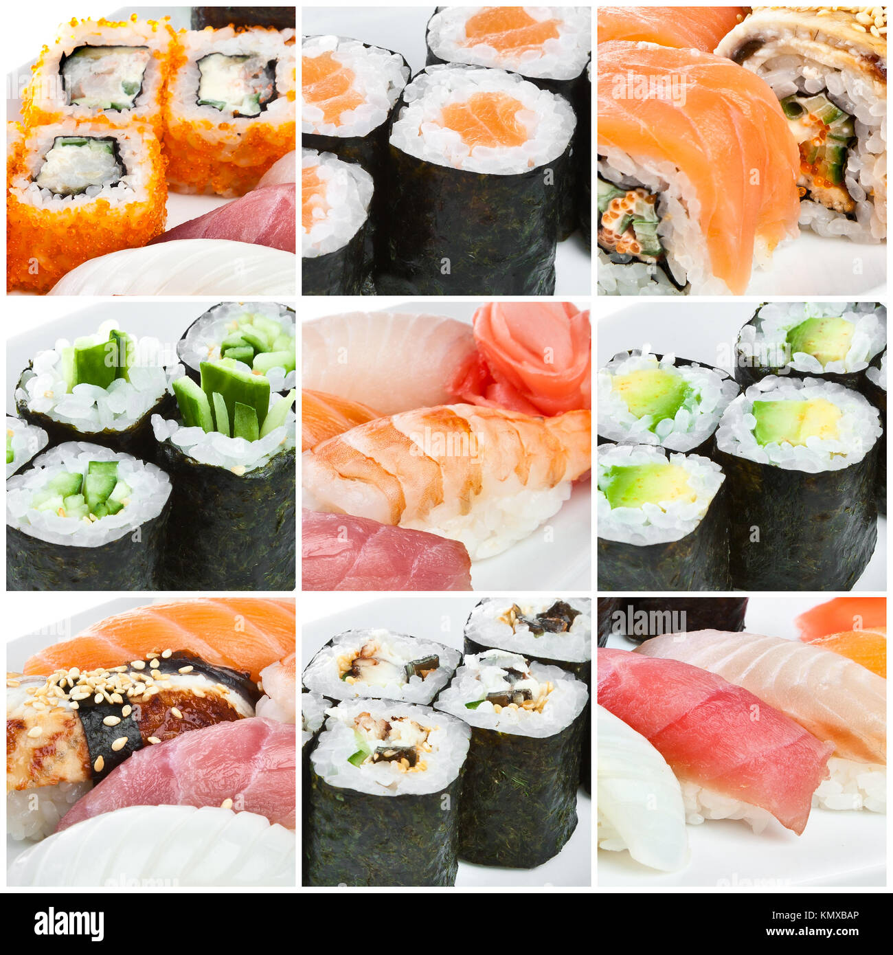 Japanese Cuisine - Sushi Roll. Traditional Japanese cuisine Stock Photo ...