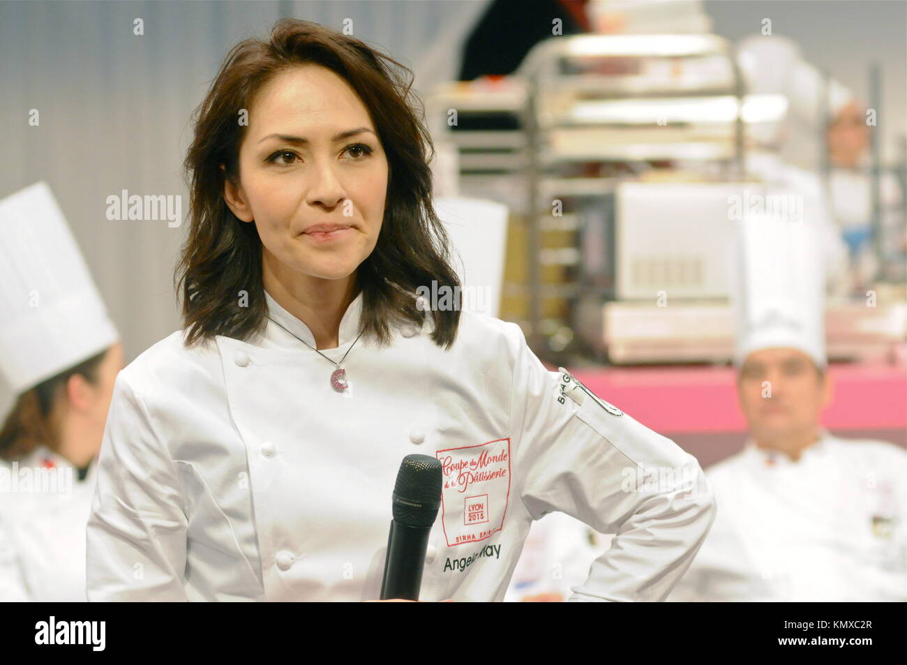 Angela May attends World cup of Pastry, Lyon, France Stock Photo - Alamy