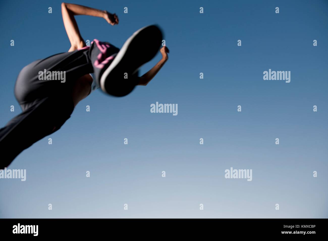 Athlete jump hi-res stock photography and images - Alamy