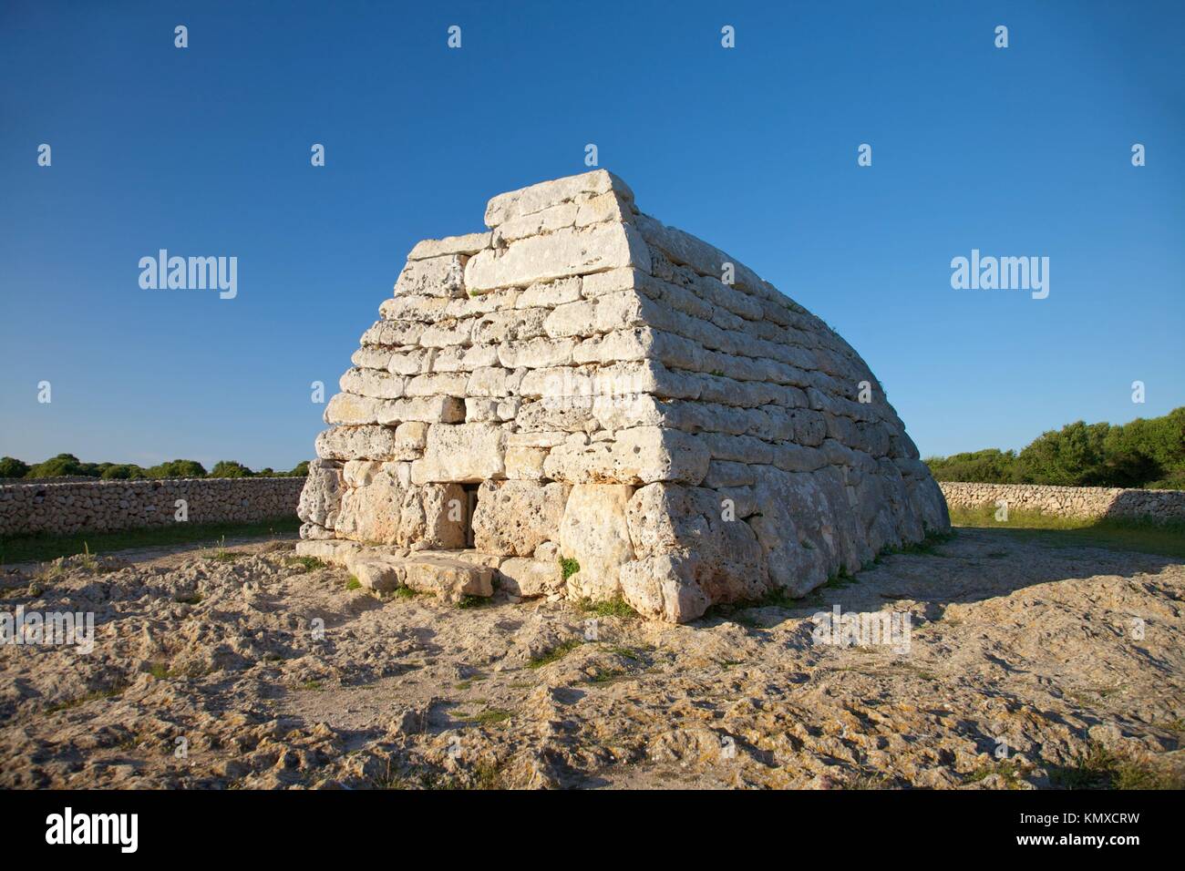 Naveta des tudons prehistoric monument hi-res stock photography and ...