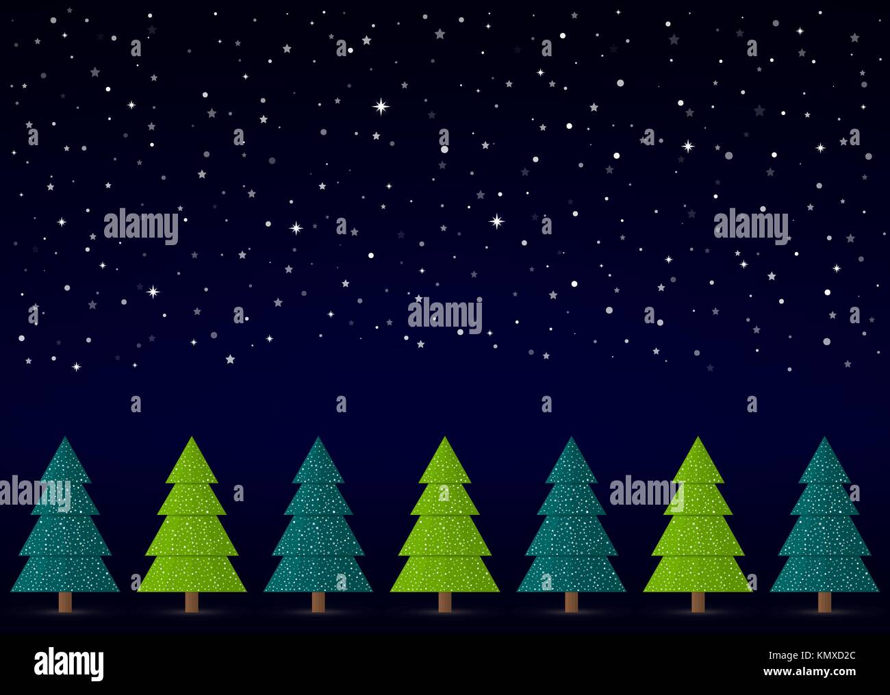 Christmas snow falling in light Stock Vector Images - Alamy