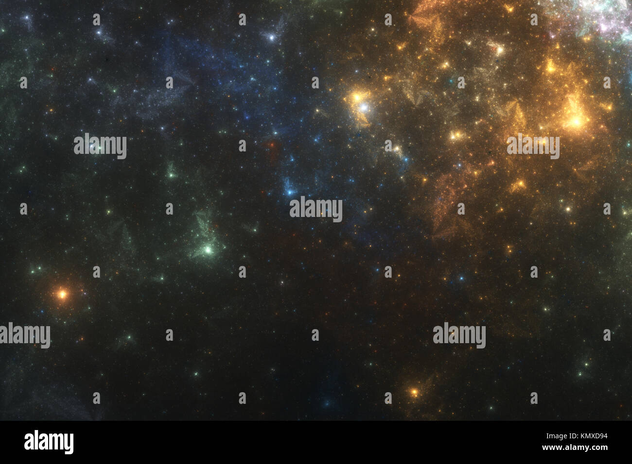 Stars and galaxy illustration, abstract space background Stock Photo ...