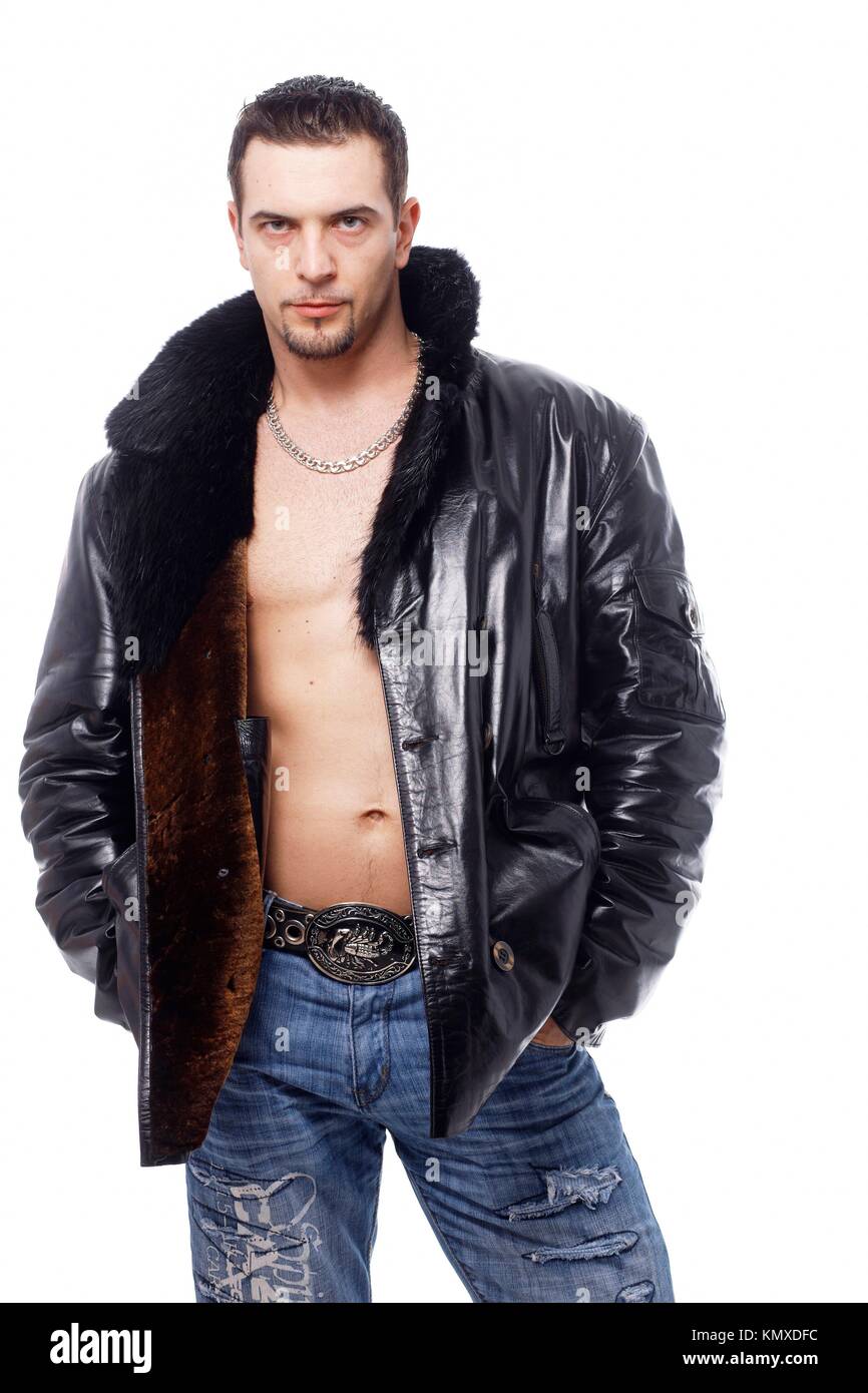 Portrait macho man hands over hi-res stock photography and images - Alamy