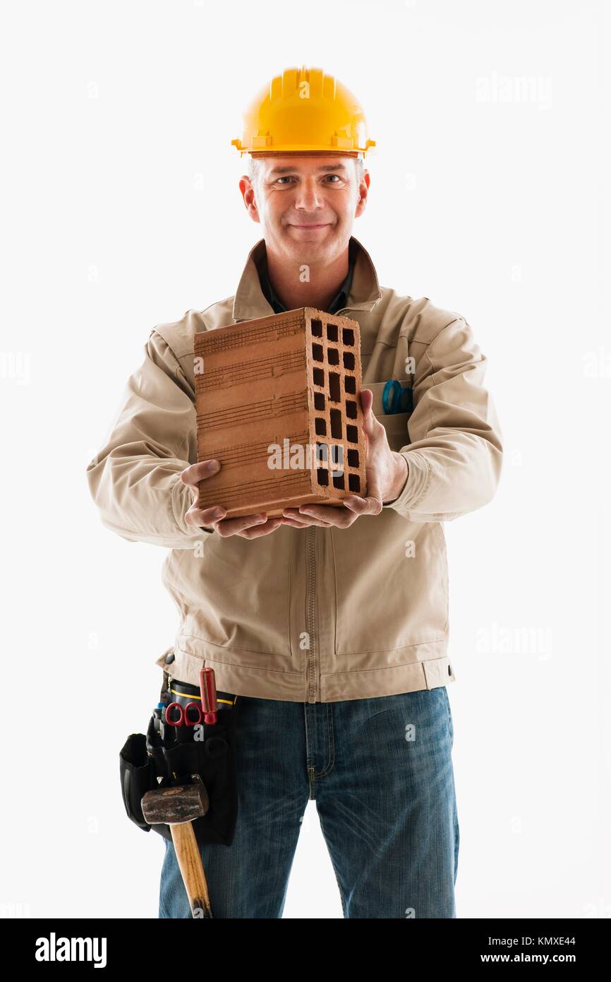 Construction Worker Cut Out Stock Images & Pictures - Alamy
