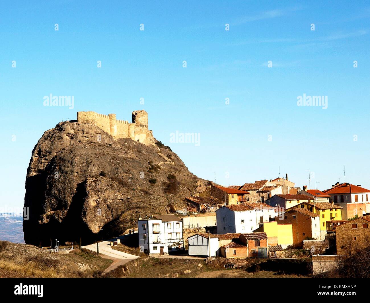Clavijo´s castle in La Rioja Stock Photo - Alamy