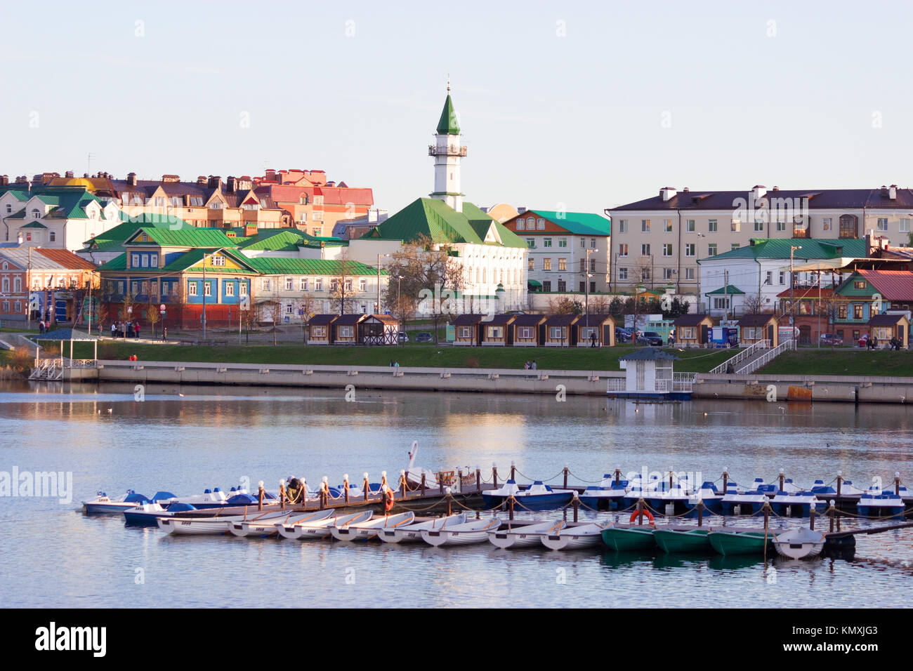 Kazan city Russia. view on Kaban lake Stock Photo - Alamy