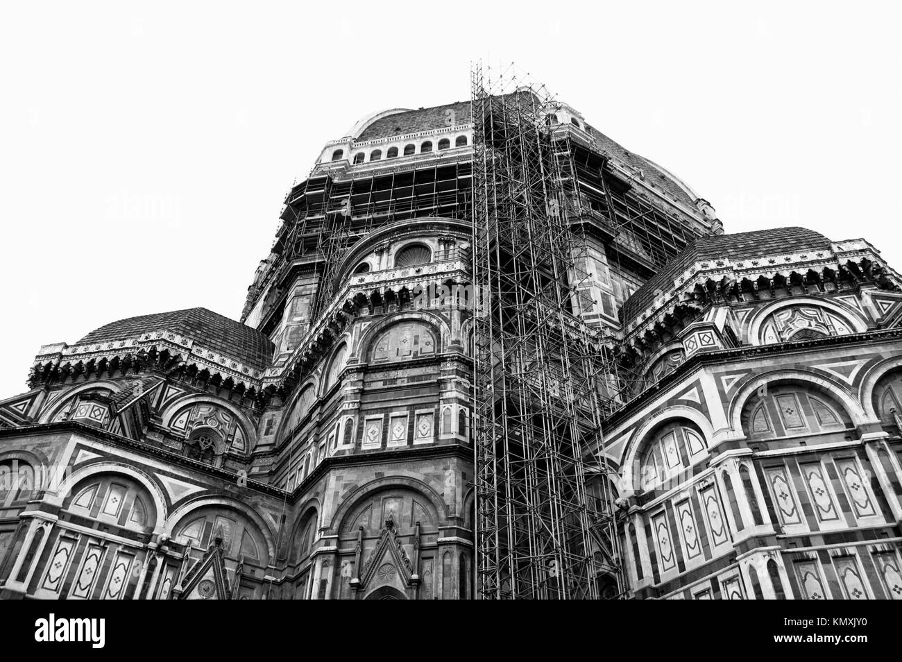 Basilica santa maria del fiore cathedral church duomo florence Black ...