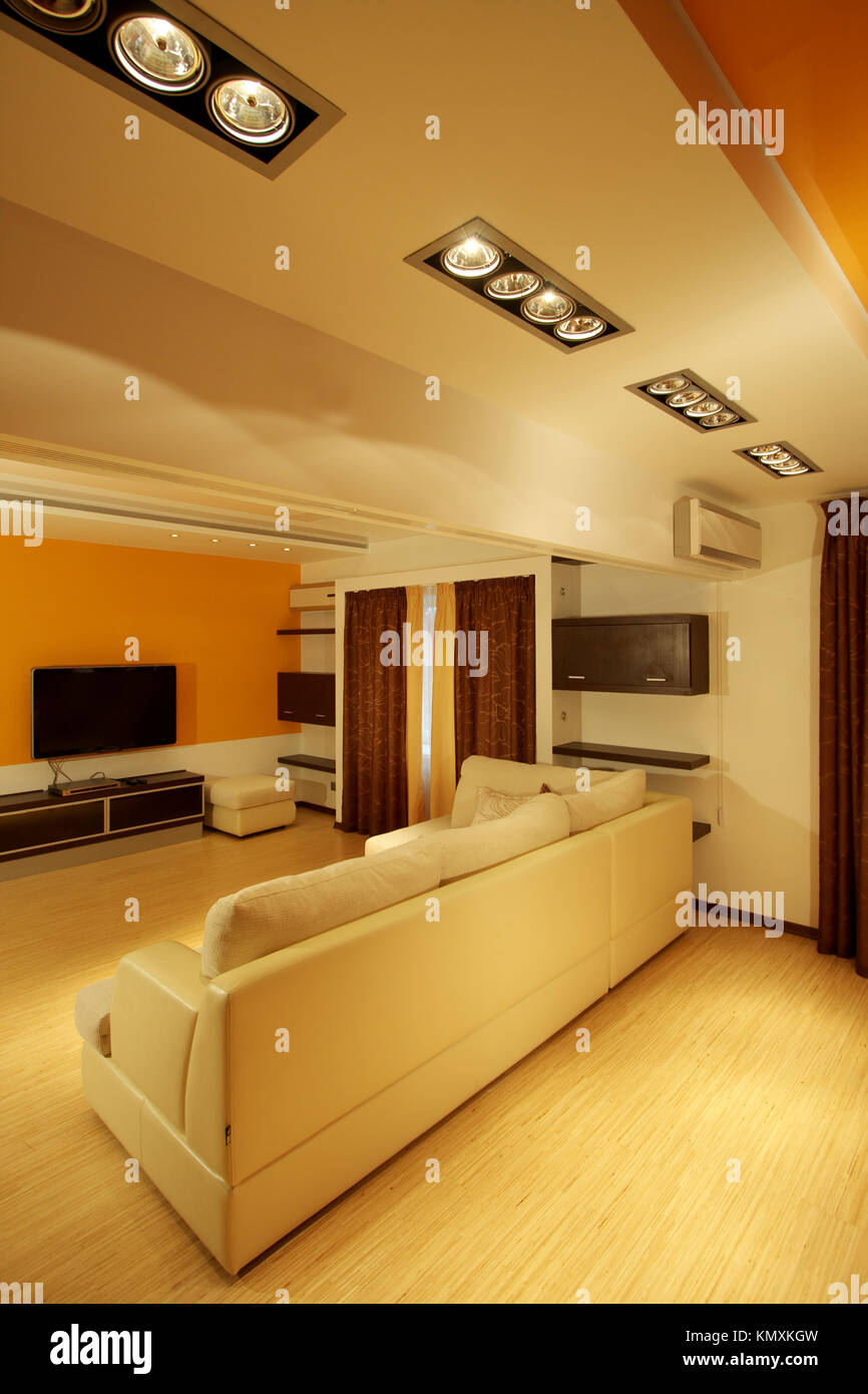 Hall of Modern inhabited apartment Stock Photo - Alamy