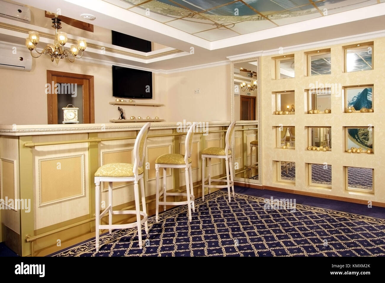 Room for reception of visitors in hotel Stock Photo - Alamy